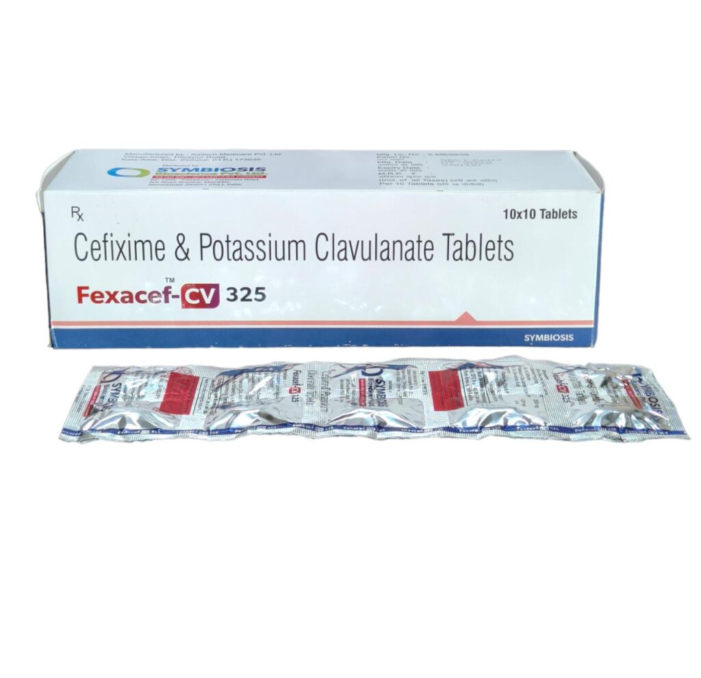 FEXACEF CV 325 TAB – Symbiosis Bioscience PVT LTD