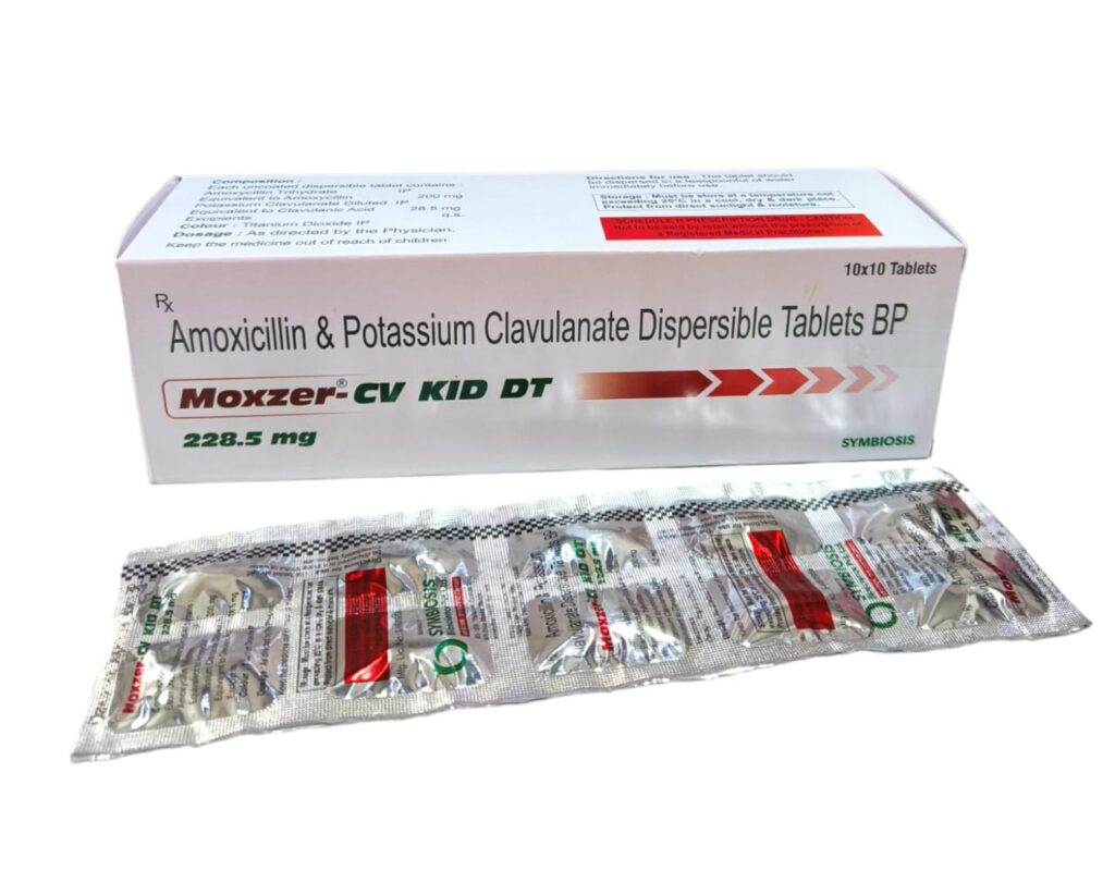 MOXZER CV 228.5 TAB – Symbiosis Bioscience PVT LTD