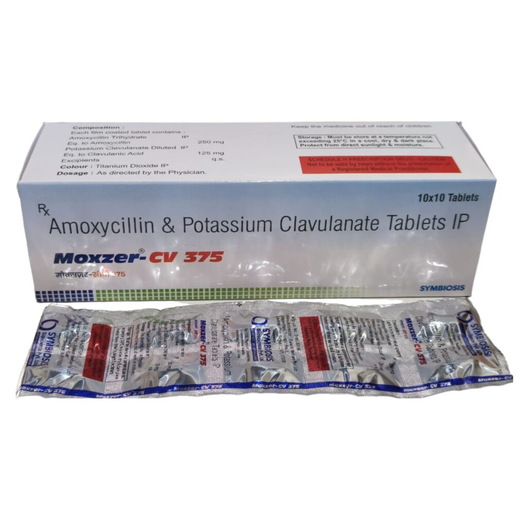 MOXZER CV 375 TAB – Symbiosis Bioscience PVT LTD