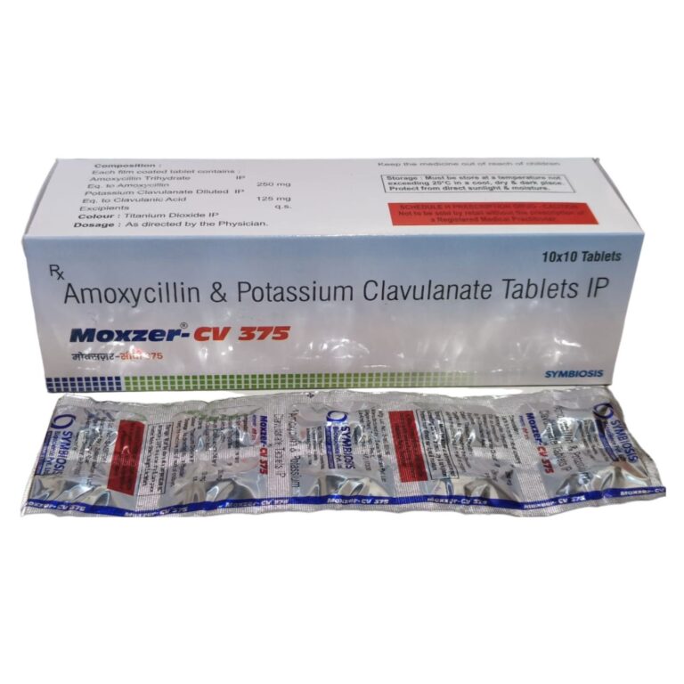 MOXZER CV 375 TAB – Symbiosis Bioscience PVT LTD