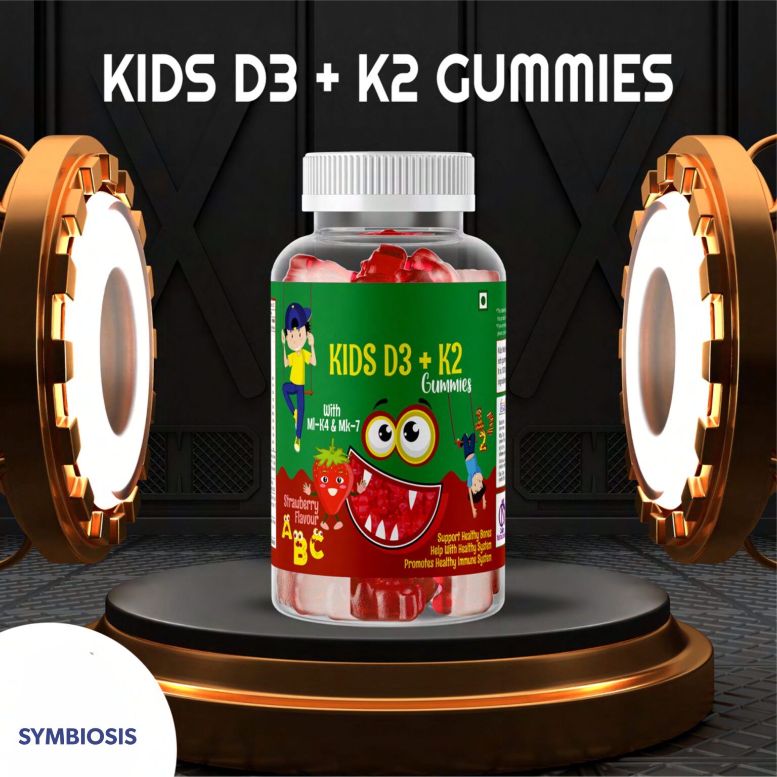 KIDS D3 + K2 GUMMIES – Symbiosis Bioscience PVT LTD